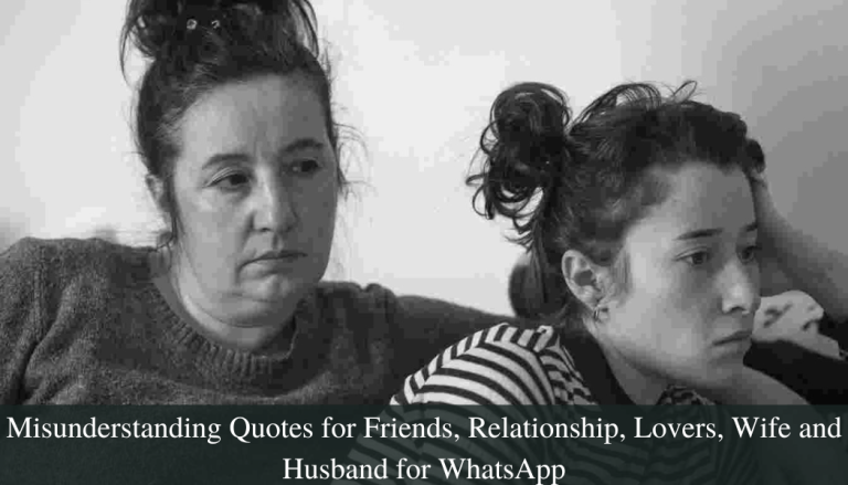 110+ Misunderstanding Quotes for Friends, Relationship, Lovers, Wife ...